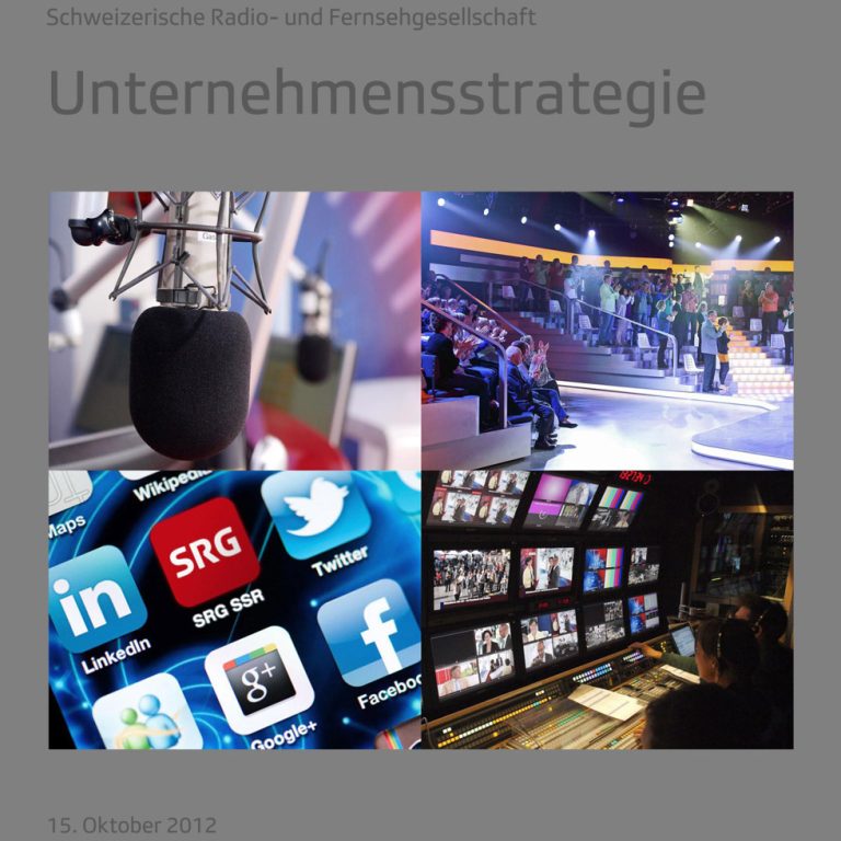 Die SRG SSR im digitalen Zeitalter